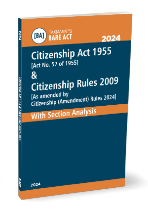Citizenship Act 1955 & Citizenship Rules 2009 [Bare Act with Section ...