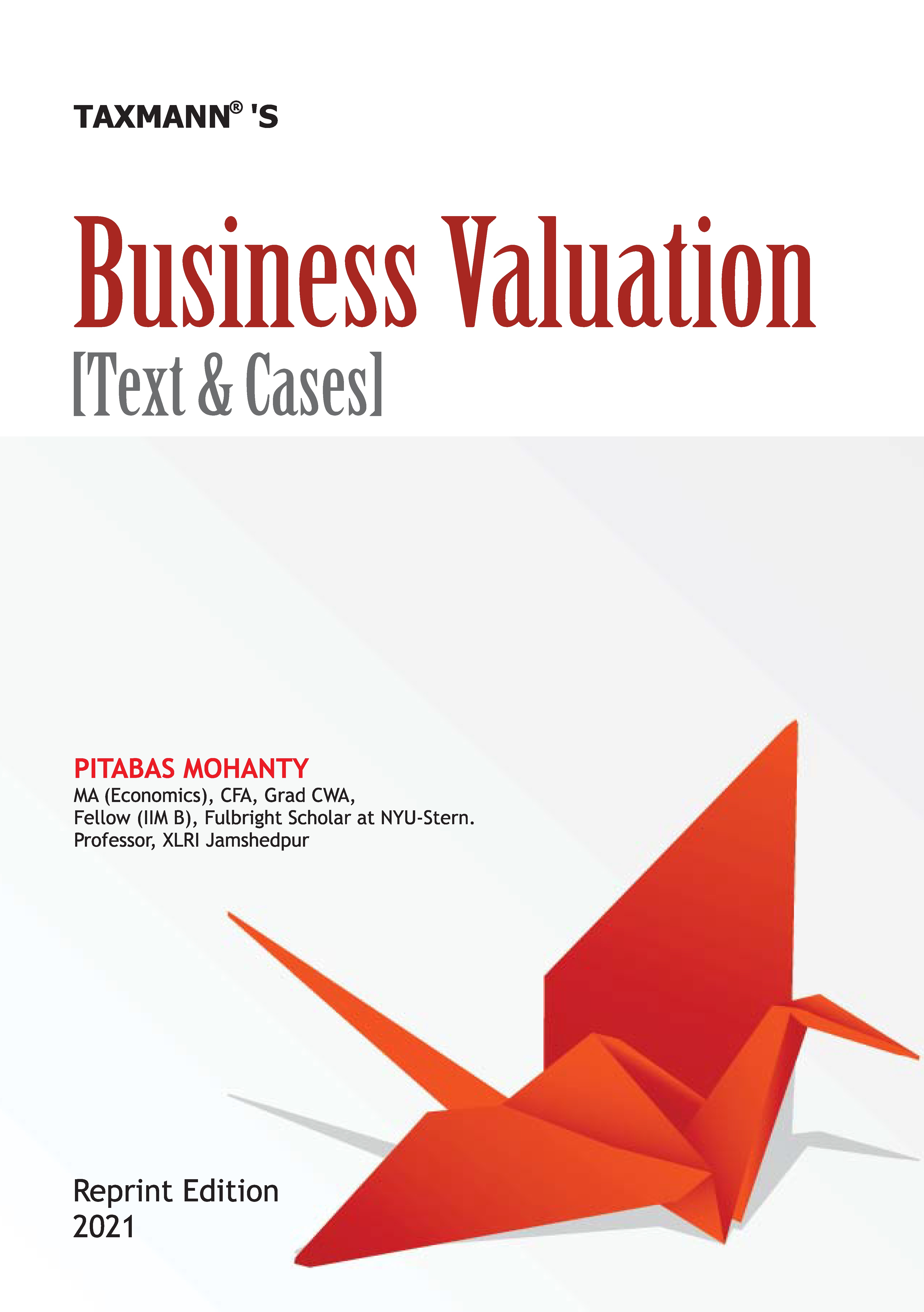 Business Valuation – Text & Cases by Pitabas Mohanty | Taxmann Books