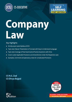 CS Executive | Module I | Paper 2 | Study Material for Company Law by N ...
