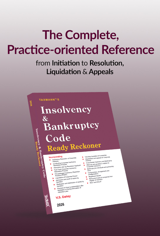 Taxmann's Research | Insolvency & Bankruptcy Code (IBC) | Latest IBC ...